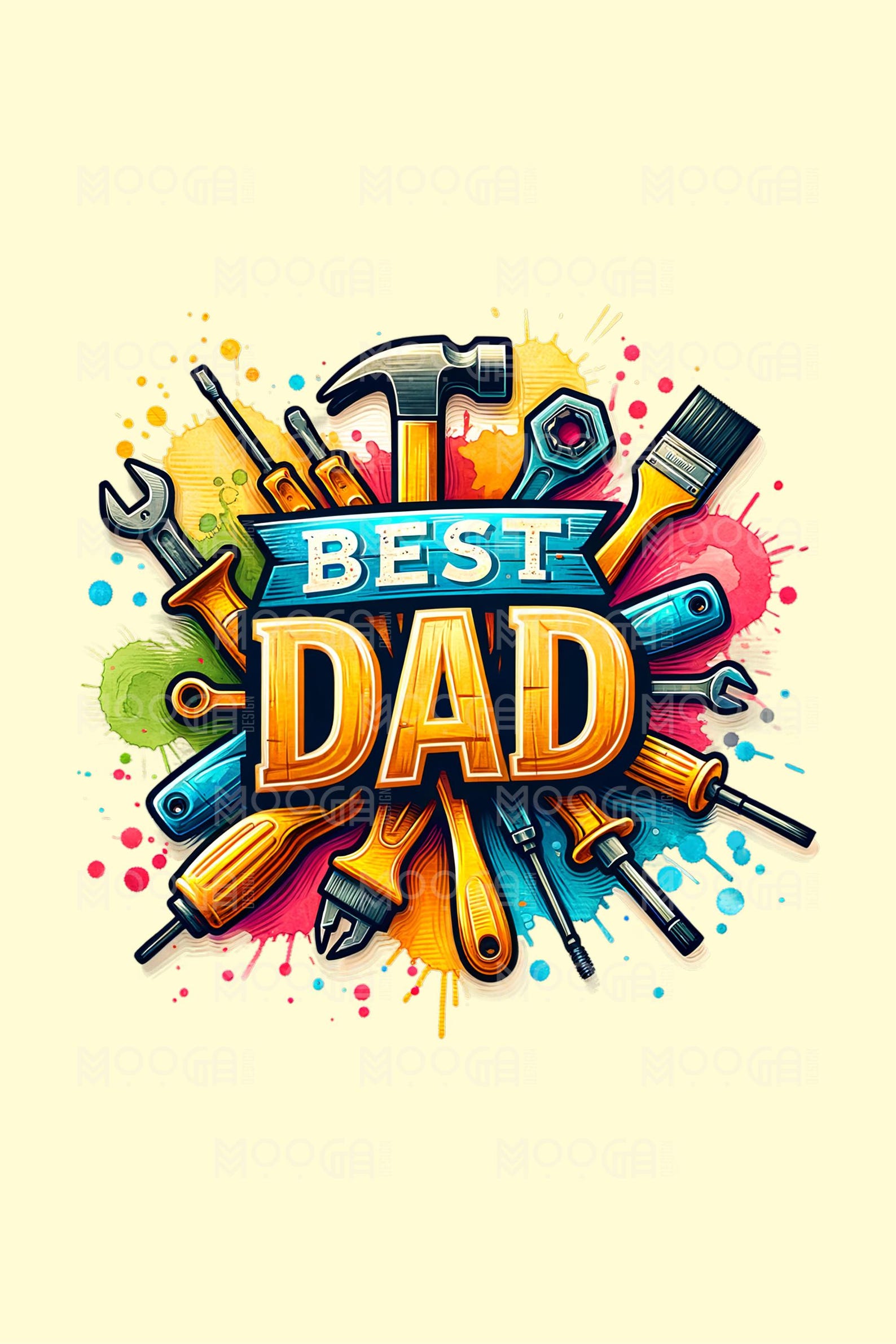Best Dad Tools | Finished Iron-on Transfer, Iron-on Decal, Ready to ...
