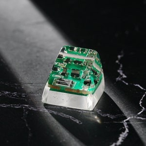 SALE 50% Recycled Real Mainboard Circuit Board Chip Keycap Ctrl Keycap ...