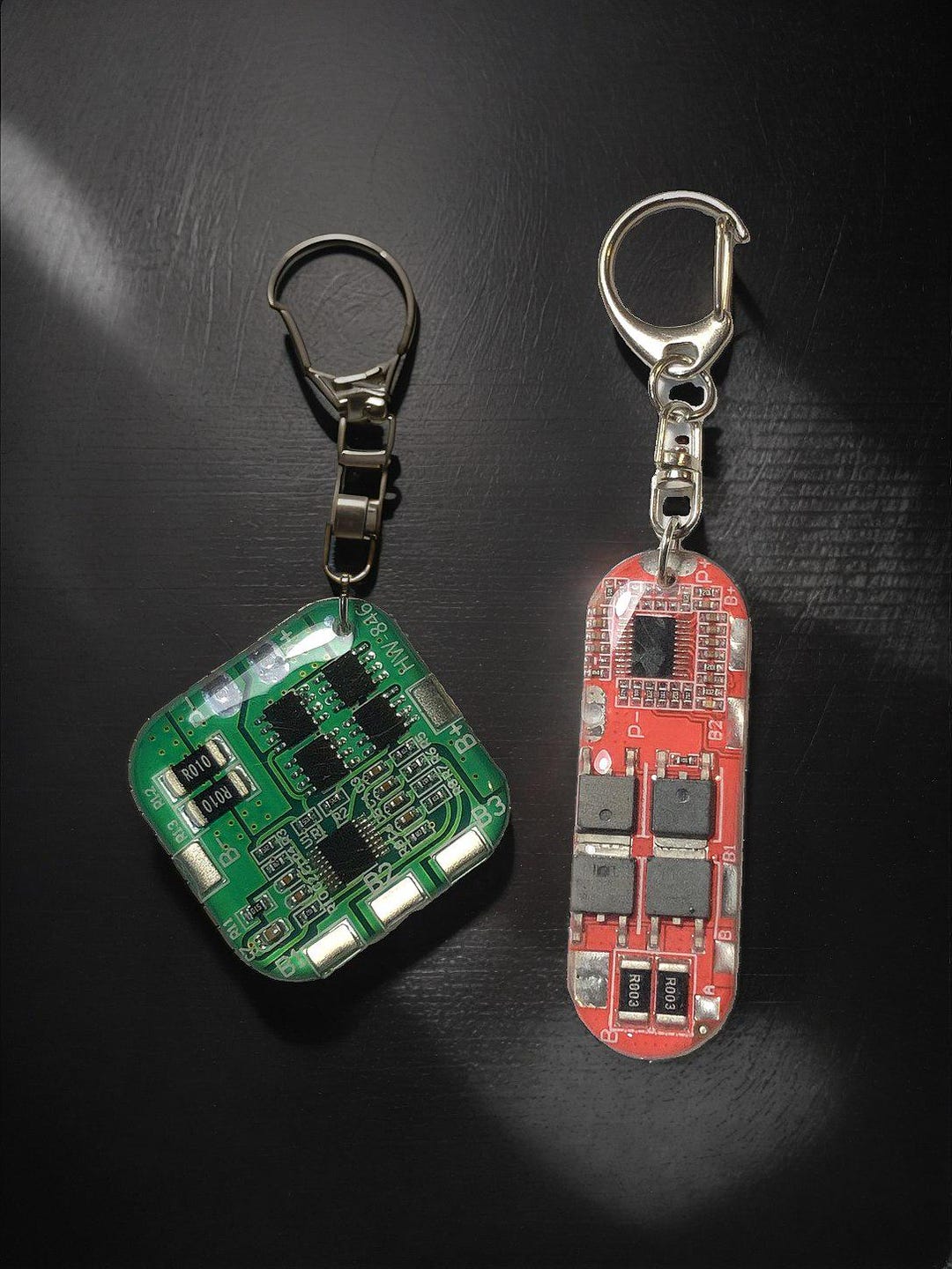 SALE 50% REAL Circuit Board Keychain, Recycled Circuit Board, Gift for ...