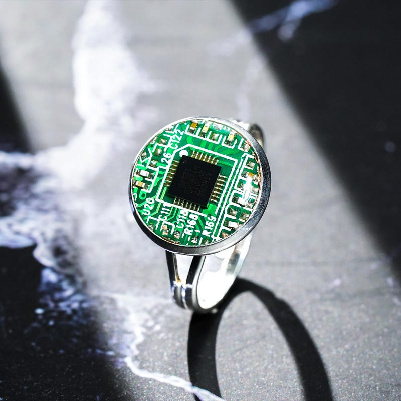 Circuit Board Ring - Etsy