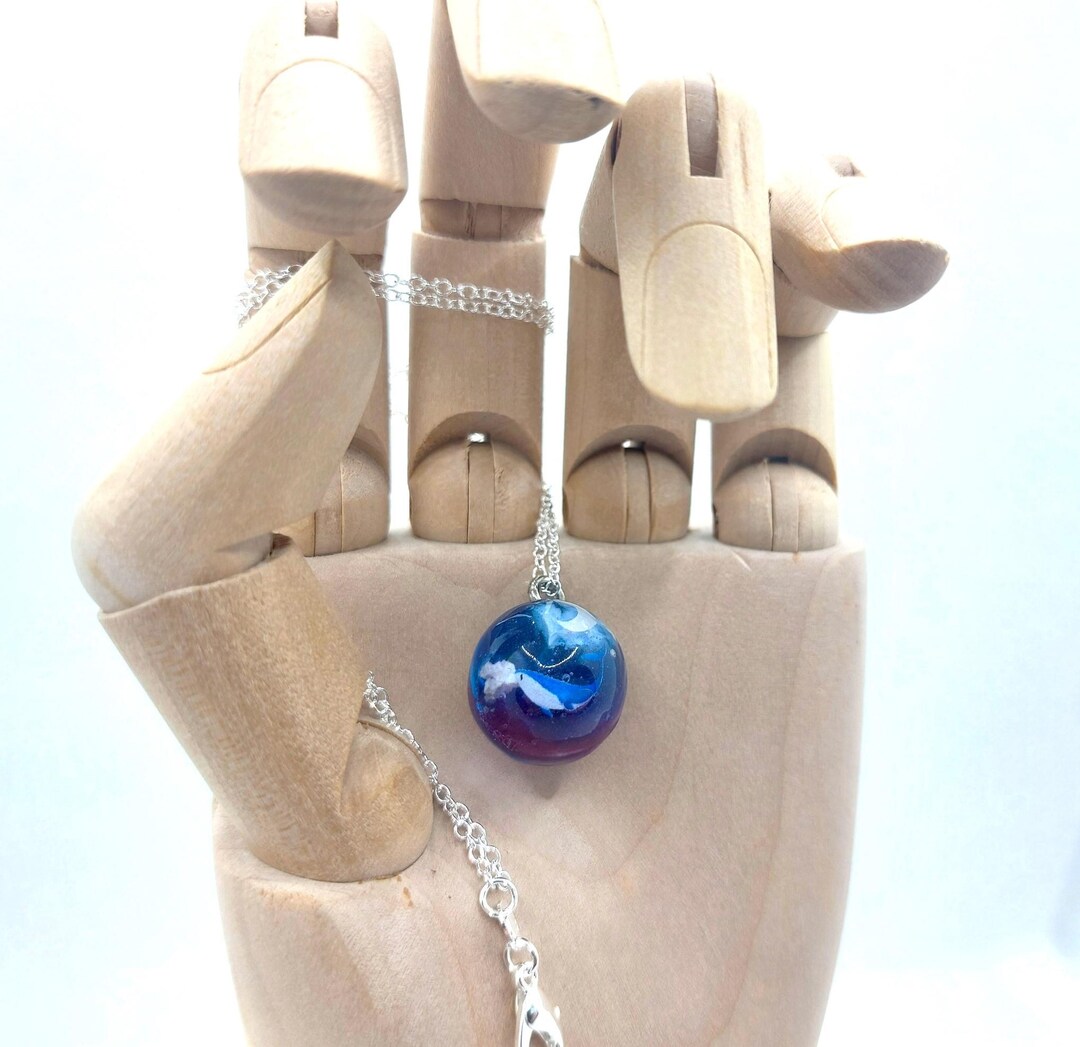 Whale in the Sky Resign Pendant - Etsy