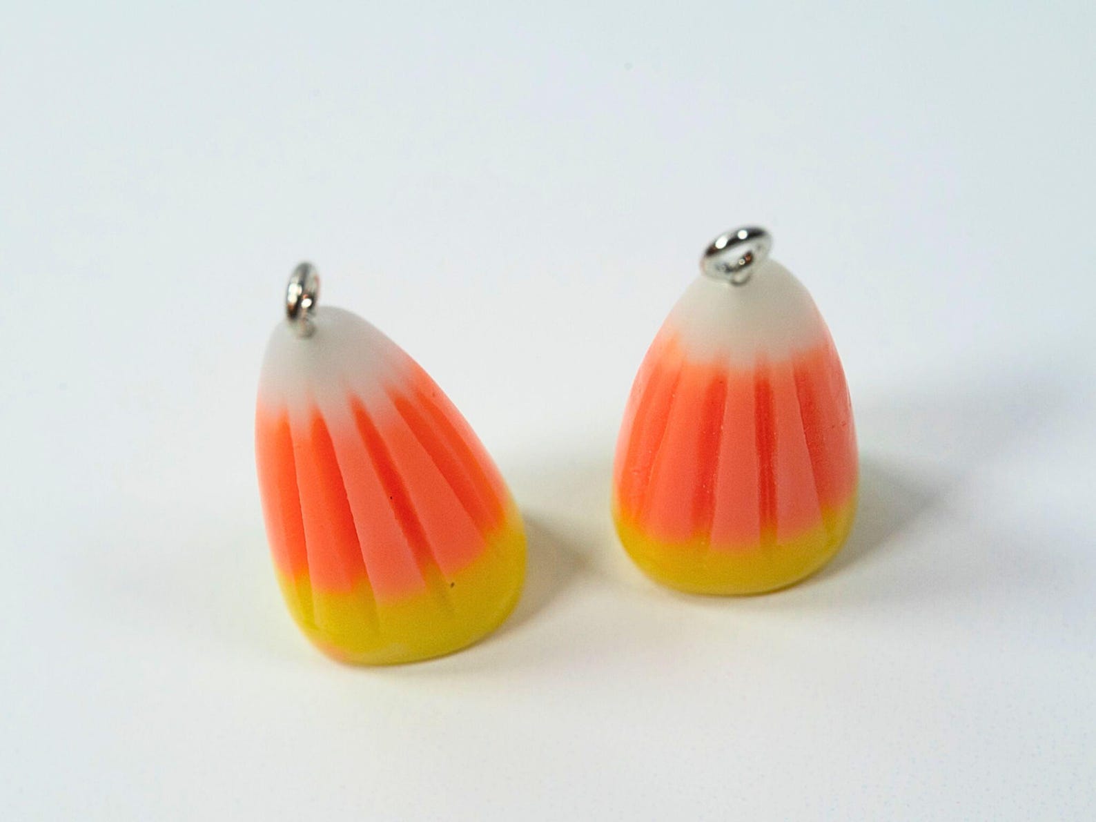 Charmingly Sweet Candy Corn Realistic Resin Charms - Ideal for Spooky ...