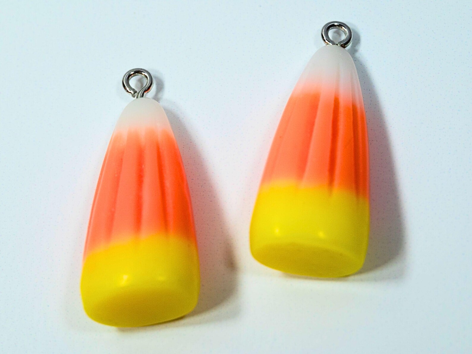 Charmingly Sweet Candy Corn Realistic Resin Charms - Ideal for Spooky ...