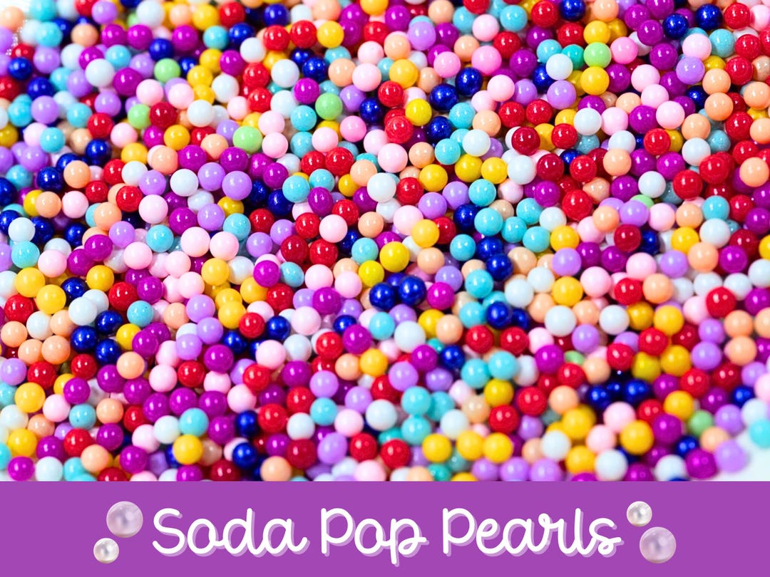 Colorful 2mm Microbeads Fake Sprinkles for Resin, Slime, Polymer Clay ...