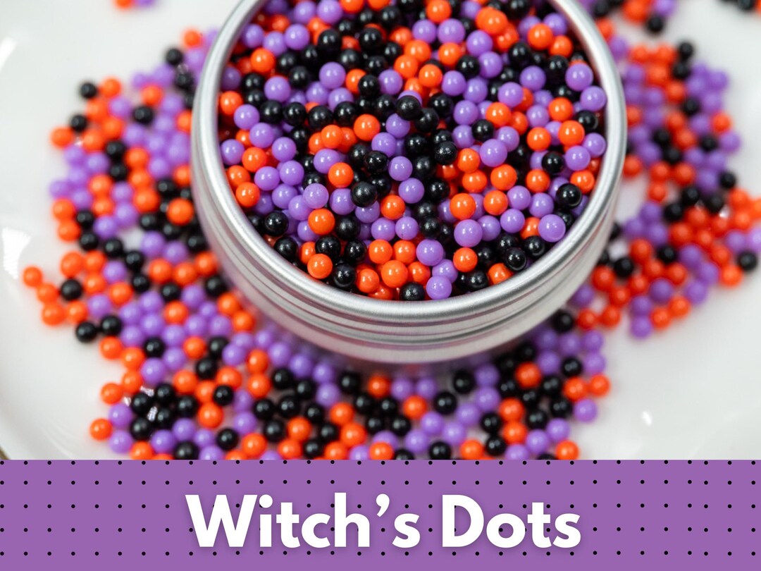 Halloween Microbeads (aka Fake Nonpareils, Caviar Beads) - 2mm Glass ...