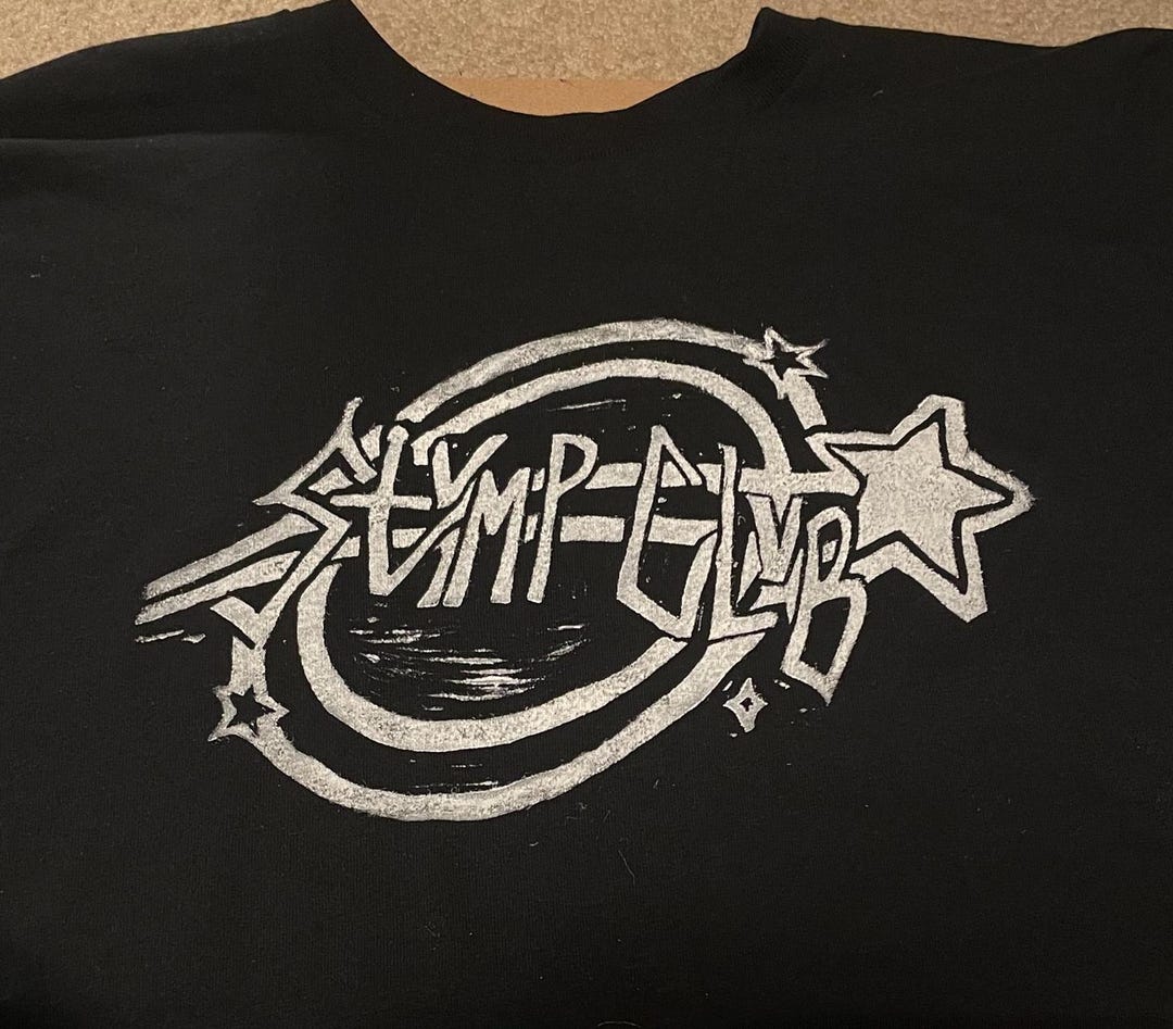 Stump Club Graphic - Lino-cut, Fall Out Boy Merchandise, Fan Made - Etsy