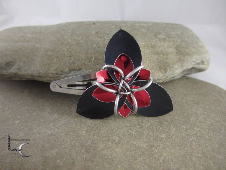 Chainmaille Tutorial Looner Creations Small Trillium Scale - Etsy Canada