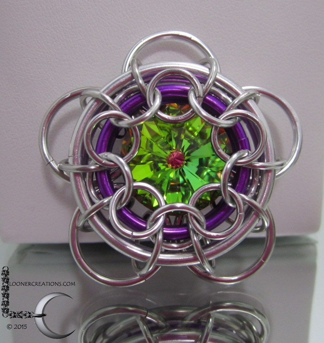 Chainmaille Tutorial Chained Daisy© A Looner Creations | Etsy