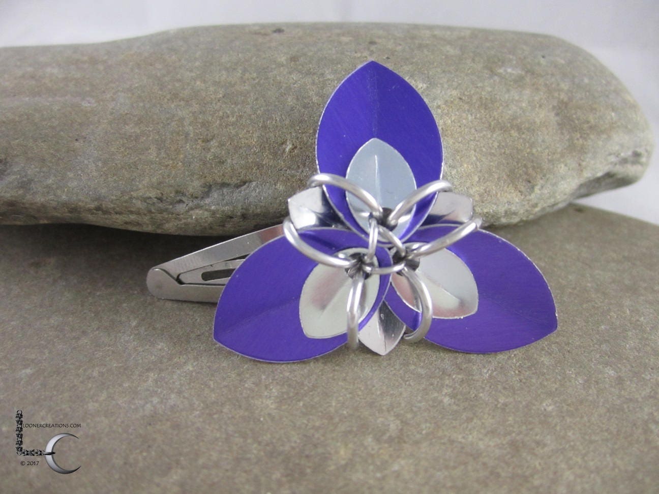 Chainmaille Tutorial Looner Creations Trillium Scale Flower Chainmaille Tutorials in Large and ...