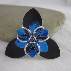 Chainmaille Tutorial Looner Creations Small Trillium Scale Flower Chainmaille Tutorial Jewelry ...