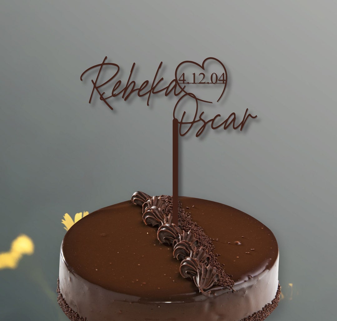 Personalized Cake Topper,cake Topper,anniversary Cake Topper,baby ...