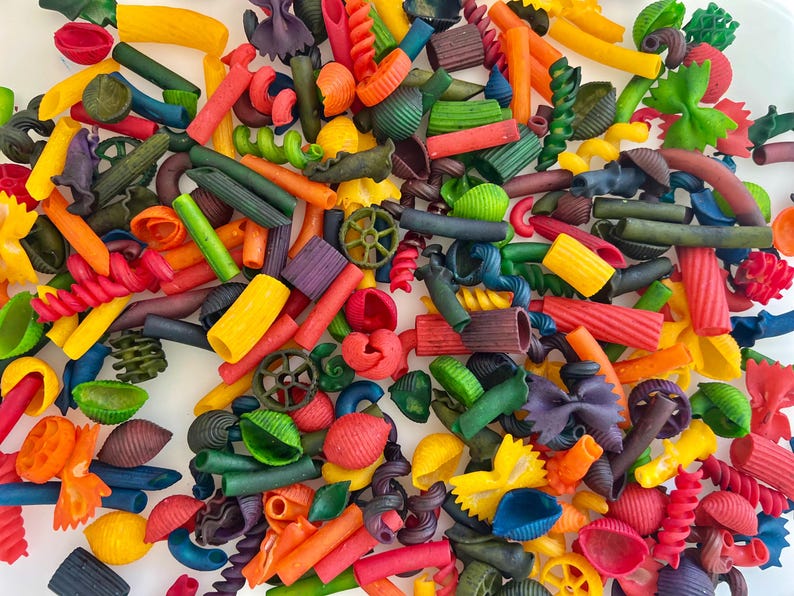 Colorful Sensory Noodles | Fine Motor Skill Toy, Sensory Bin Filler - Etsy