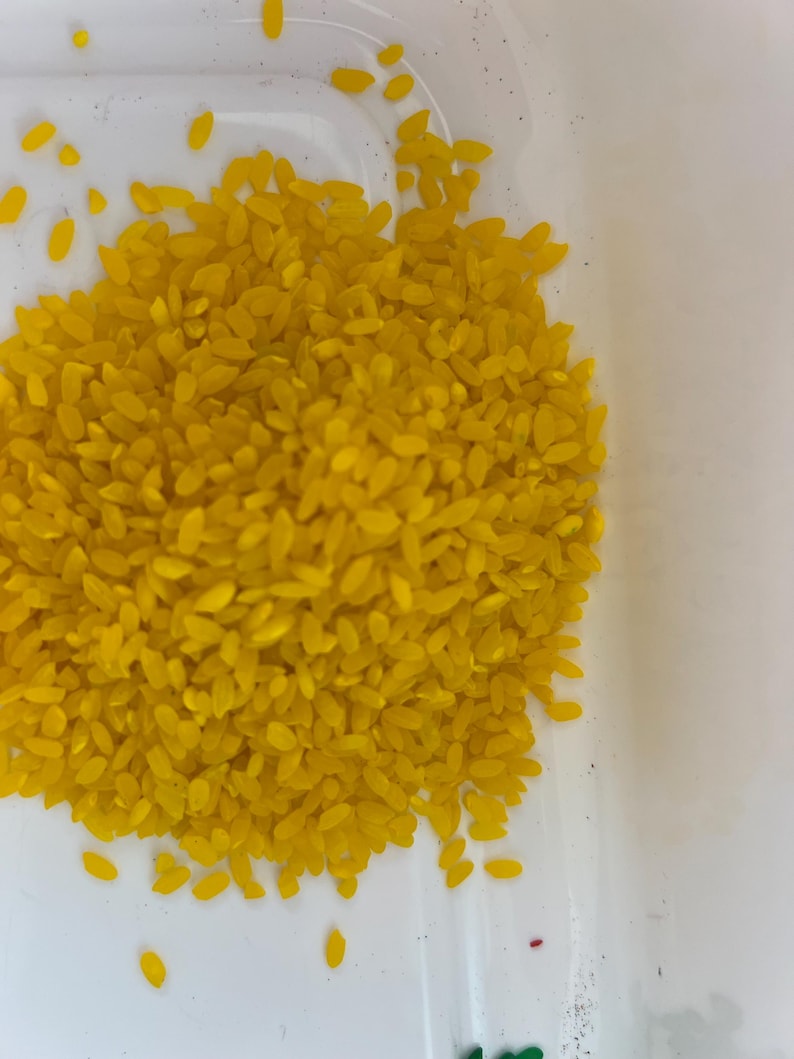 Rainbow Sensory Rice for Kids | Colorful Tactile Play for Learning ...