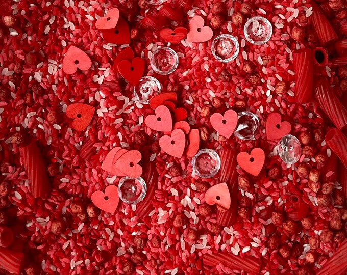 Valentine's Day Sensory Bin Filler Imaginative Play Mix for Preschool ...