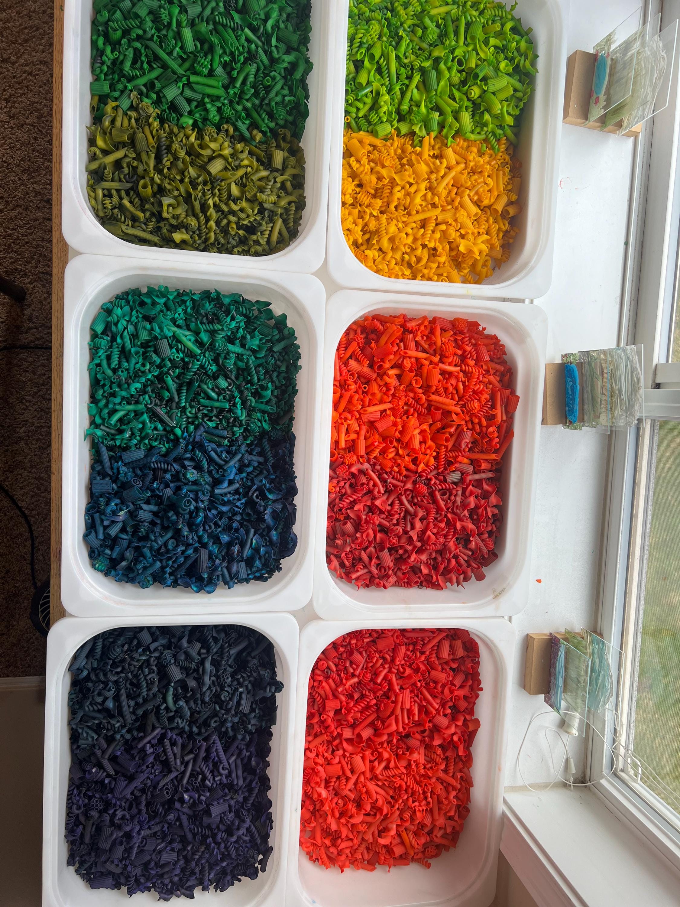 Colorful Sensory Noodles | Fine Motor Skill Toy, Sensory Bin Filler - Etsy