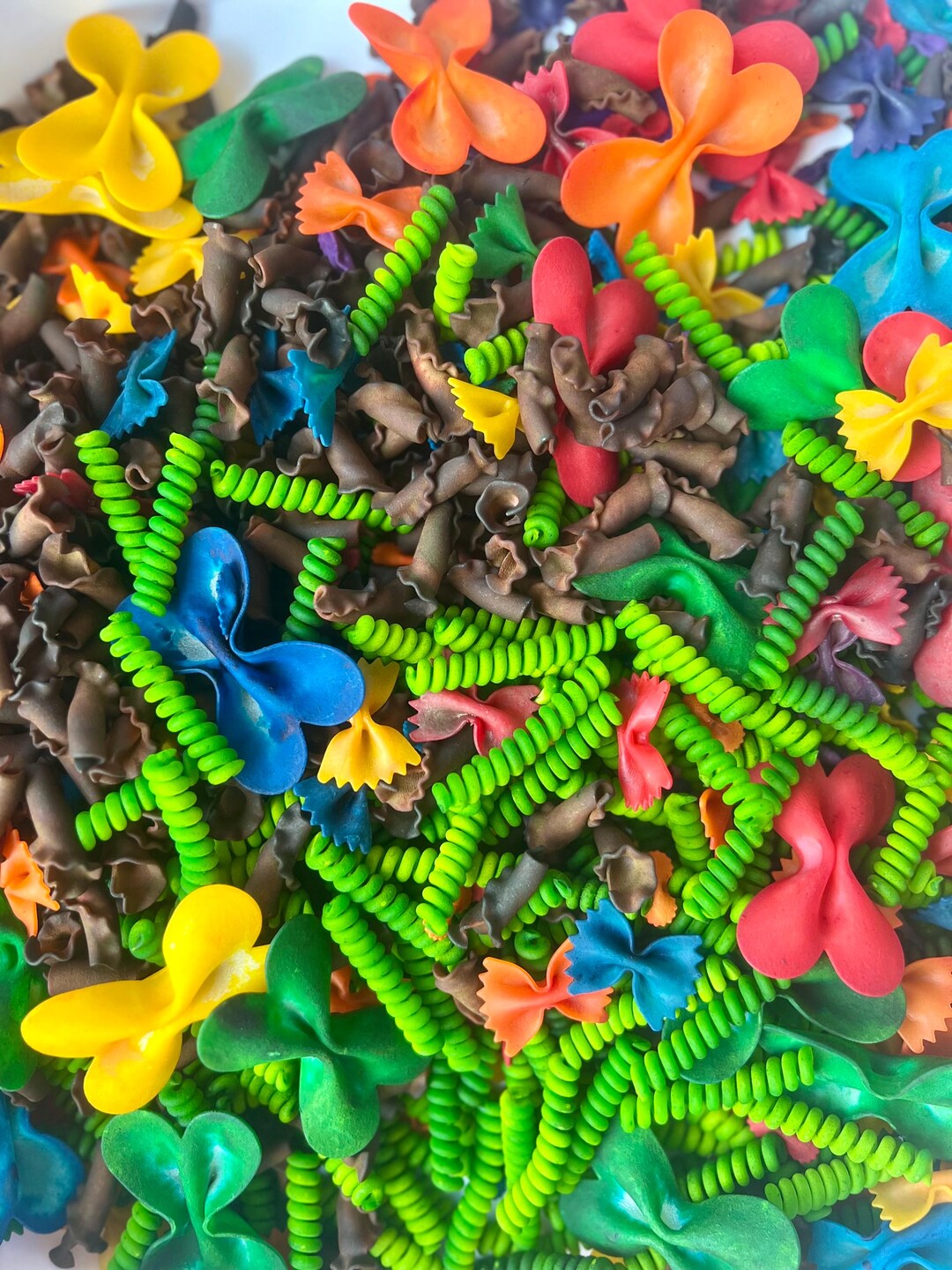 Butterfly Life Cycle Sensory Bin Filler – Colorful Rice Pasta Mix, Eggs ...