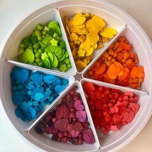 Ultimate Rainbow Sensory Kit Colorful Educational Play Set for Kids ...