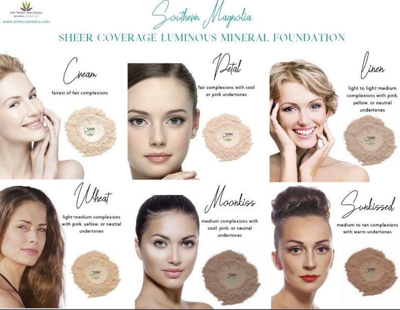 Sheer Coverage Luminous Loose Mineral Foundation - Etsy