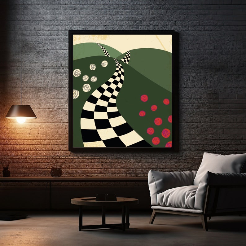 Pathway, Wall Art, Alice in Wonderland - Digital Download, Whimsical ...