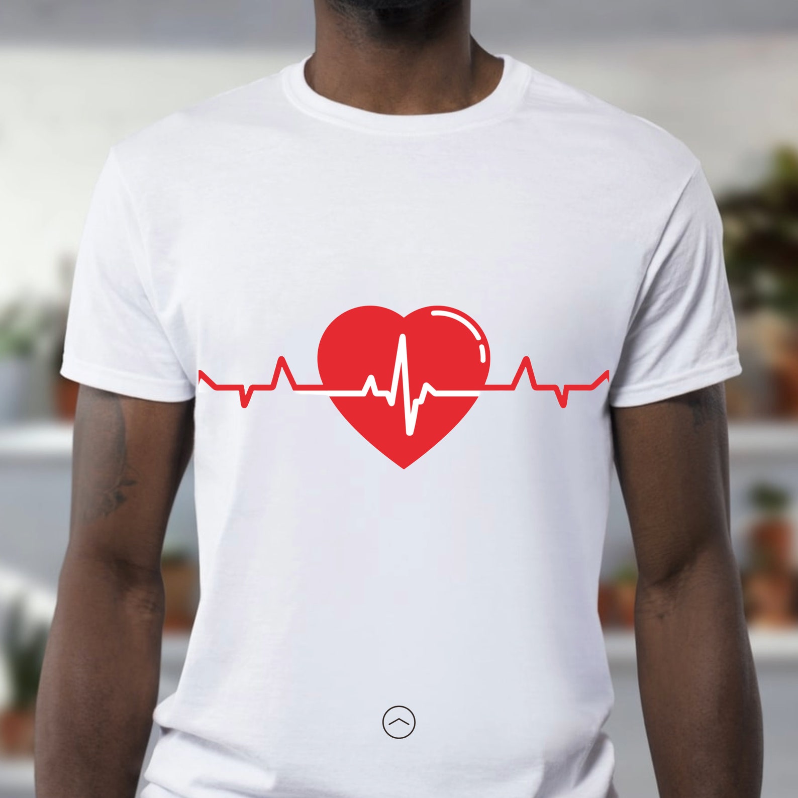 Red Heartbeat Digital File - Printable Heart Art, Health and Love Wall ...