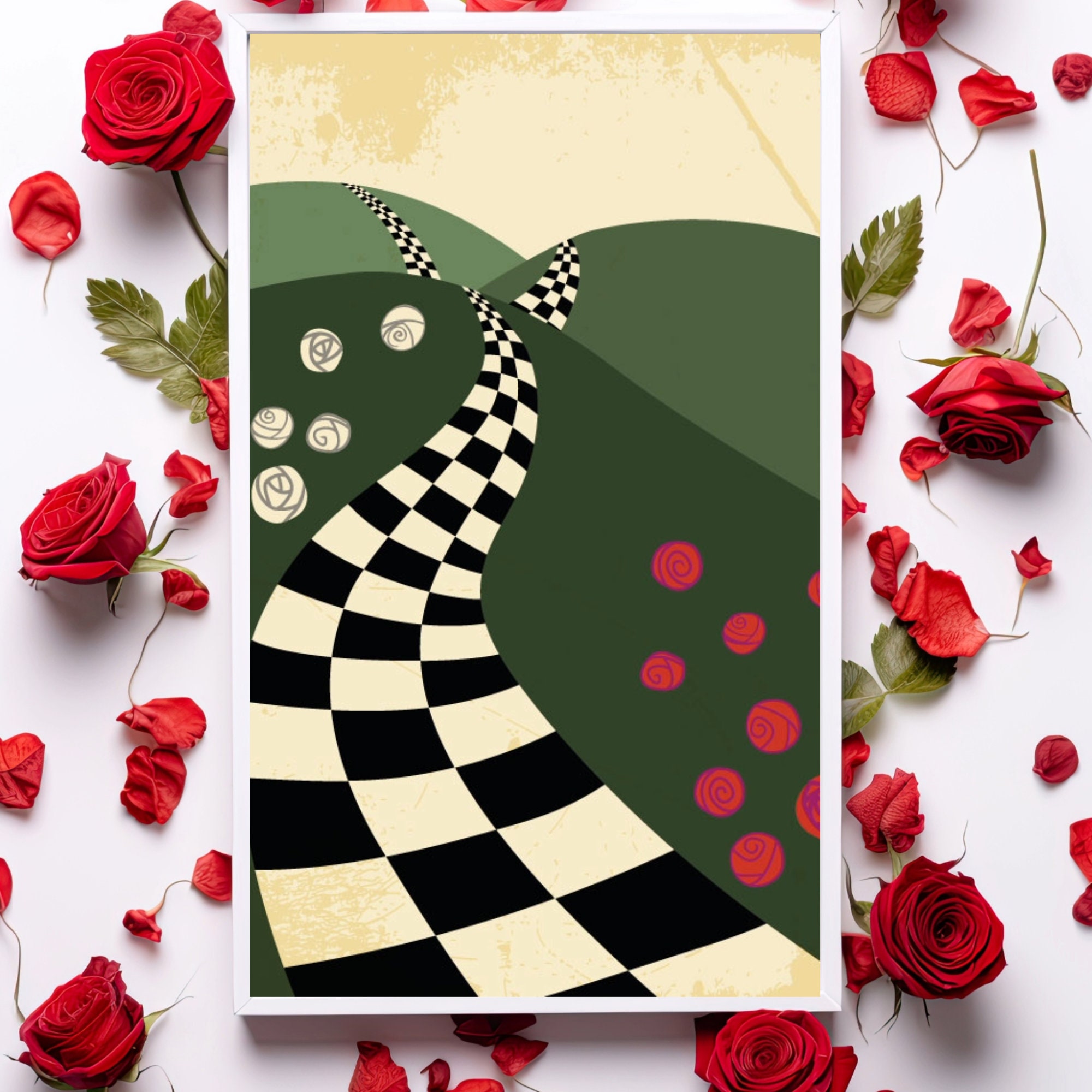 Pathway, Wall Art, Alice in Wonderland - Digital Download, Whimsical ...