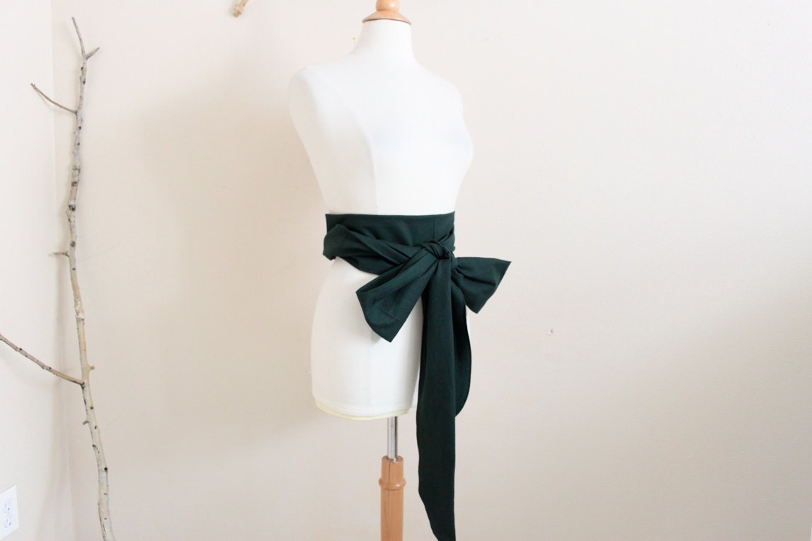 Cotton Obi With Curved End Made to Order - Etsy