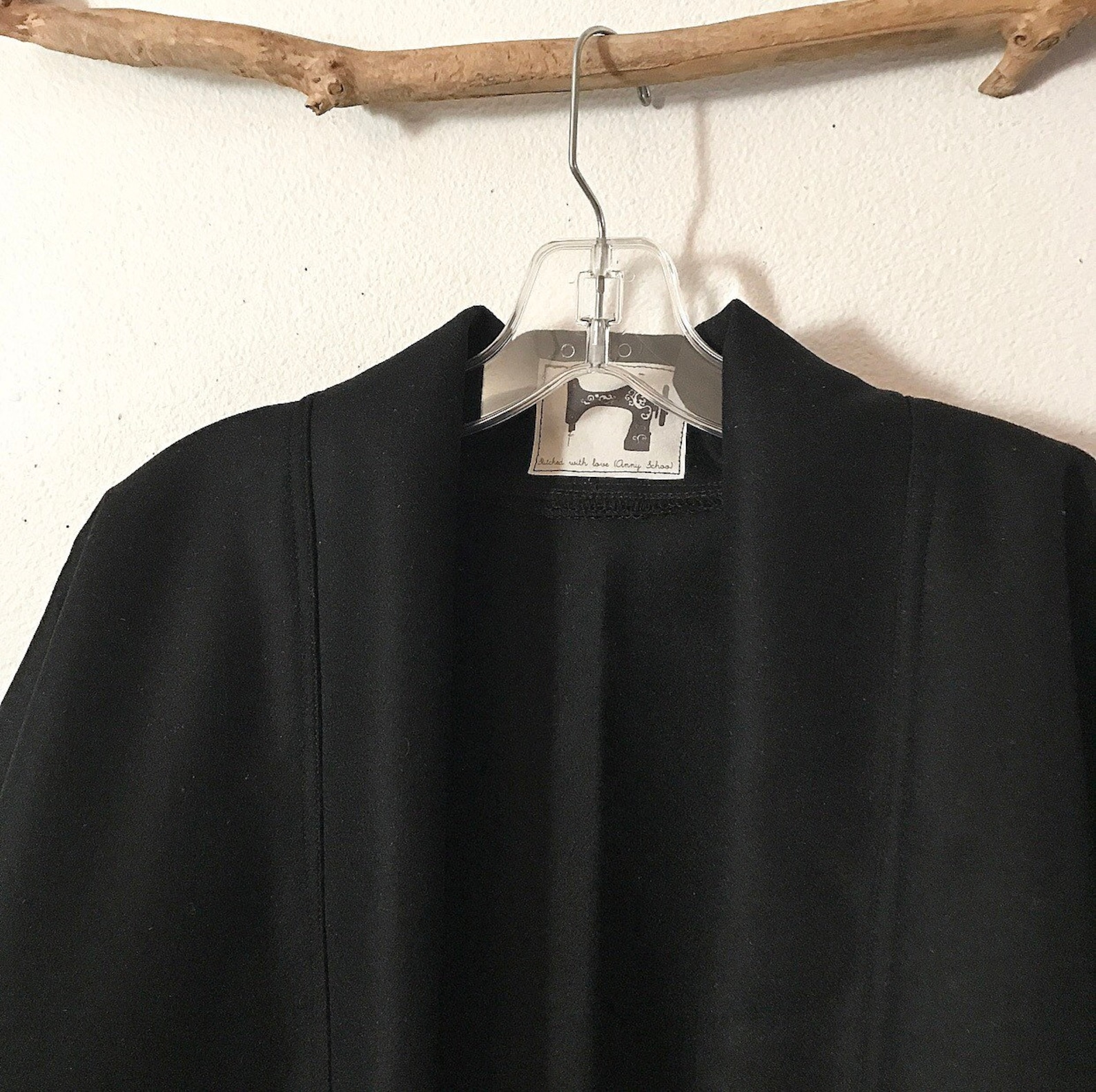 Collectable Black Melton Wool Haori Inspired Jacket With Golf - Etsy