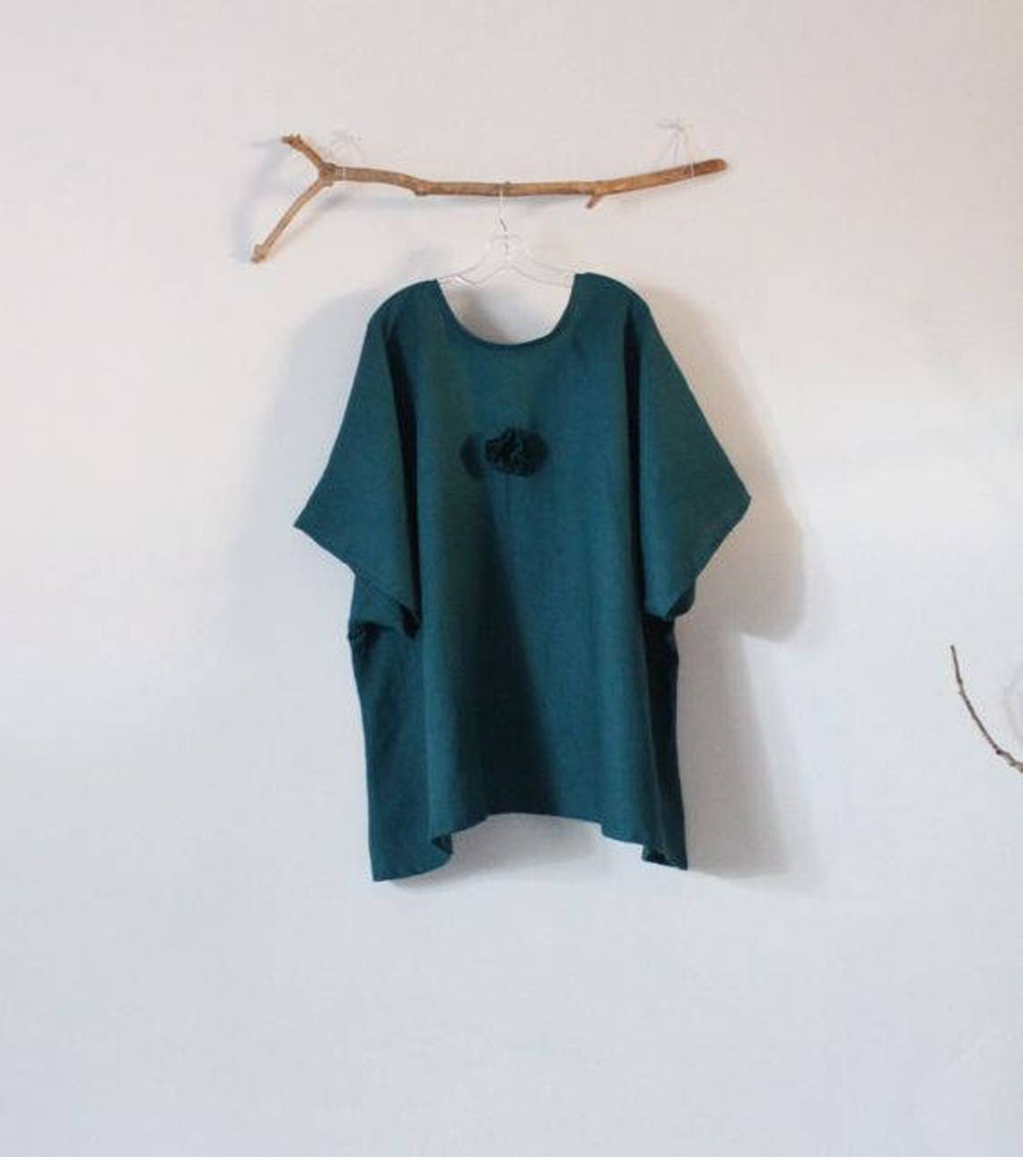 Custom Linen Wavy Tunic Top - Etsy