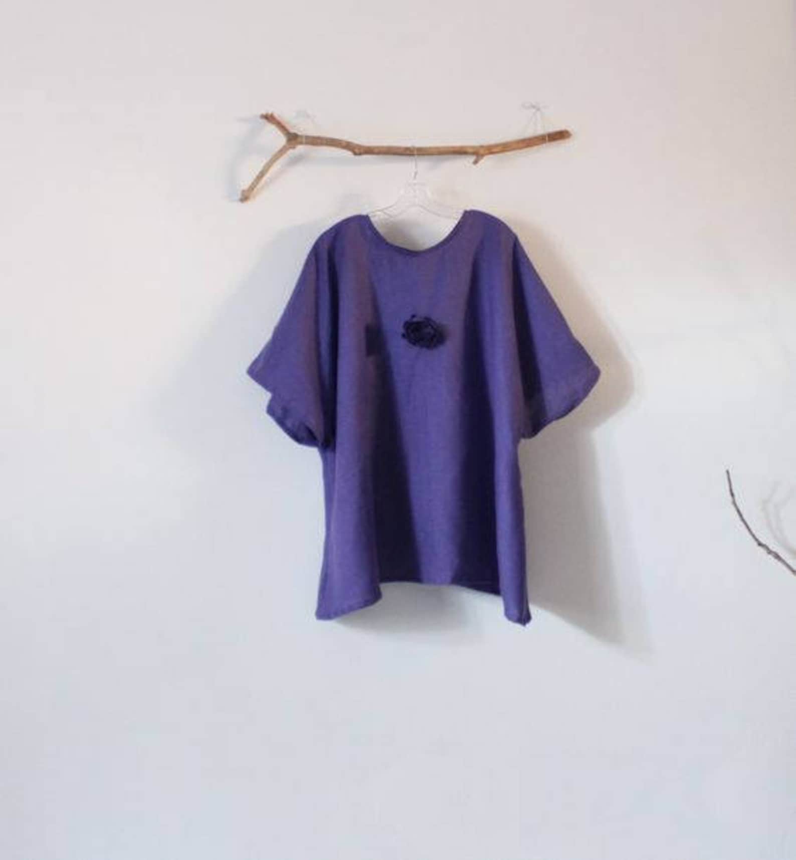 Custom Linen Wavy Tunic Top - Etsy