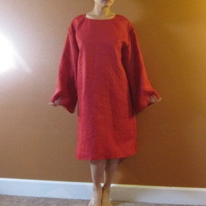 Custom Pure Linen Shift Dress Made to Fit Listing - Etsy