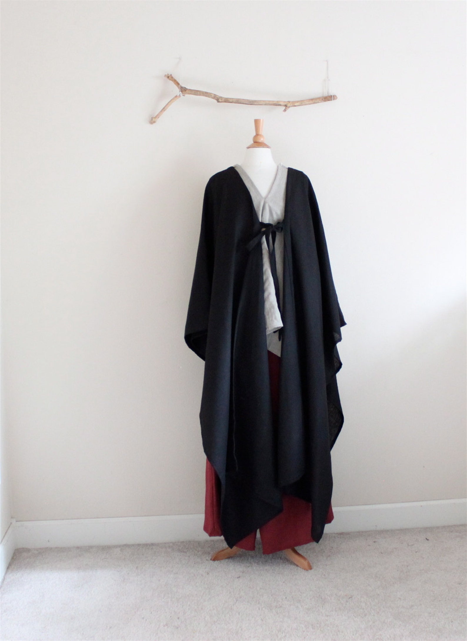 Long Length Linen Origami Wrap Made to Order - Etsy