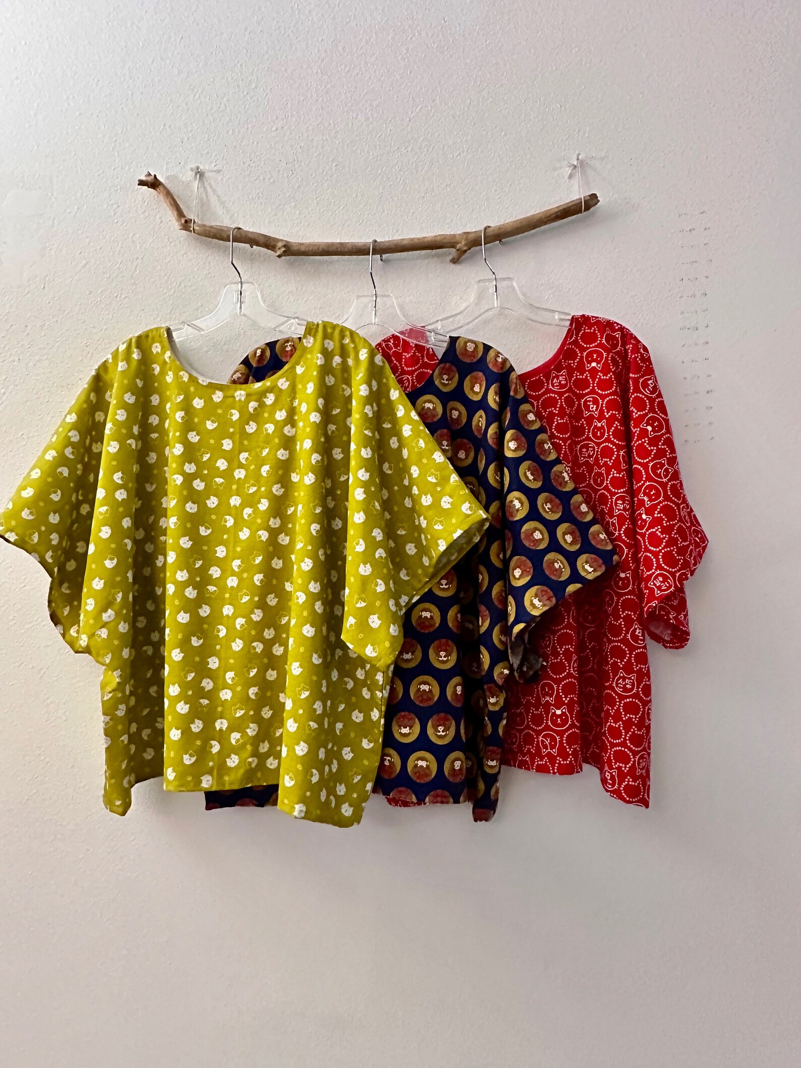 Ready Wear Japanese Avocado Cat Cotton Kimono Top - Etsy
