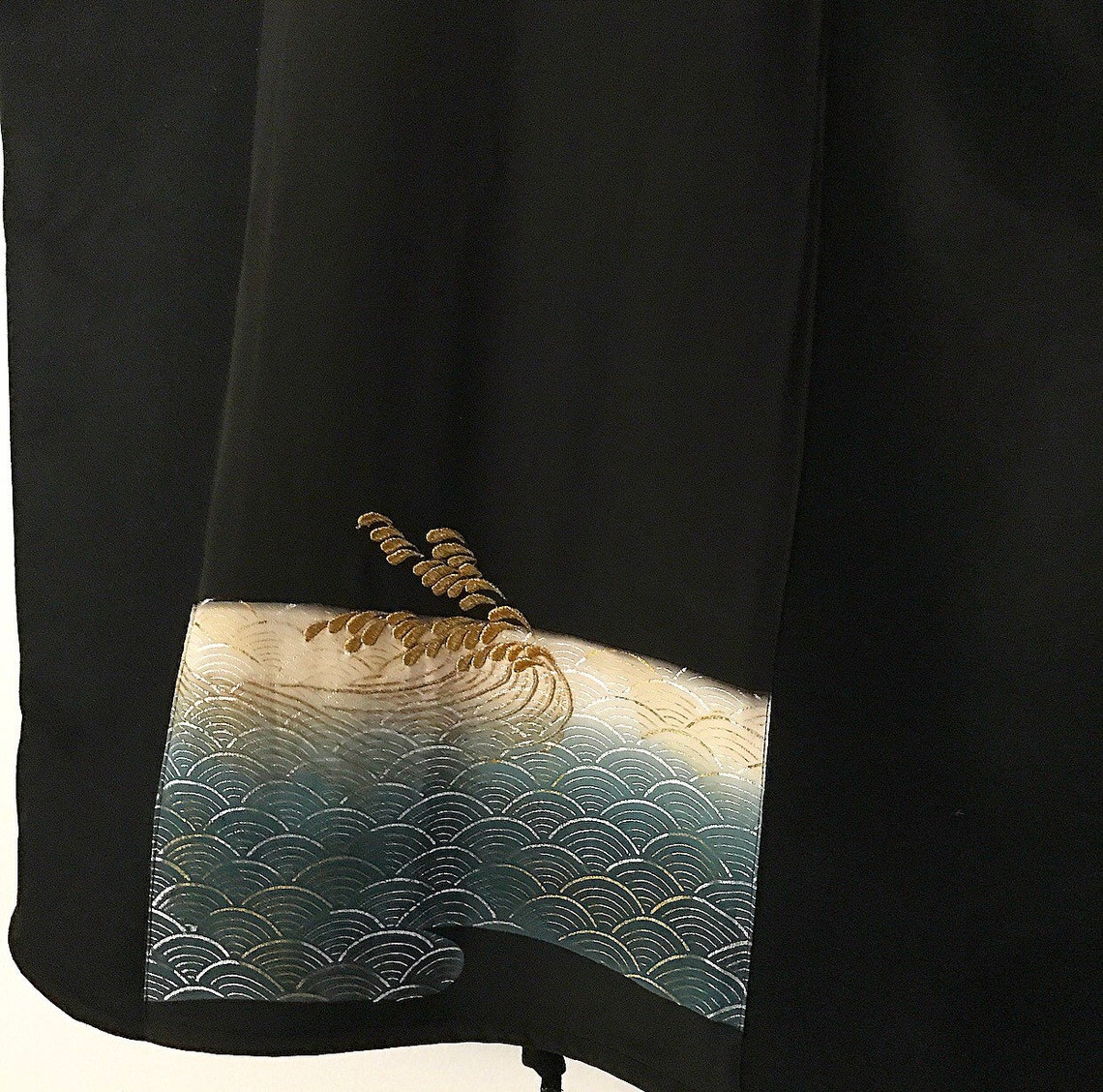 Collectable Black Melton Wool Haori Inspired Jacket With Golf - Etsy