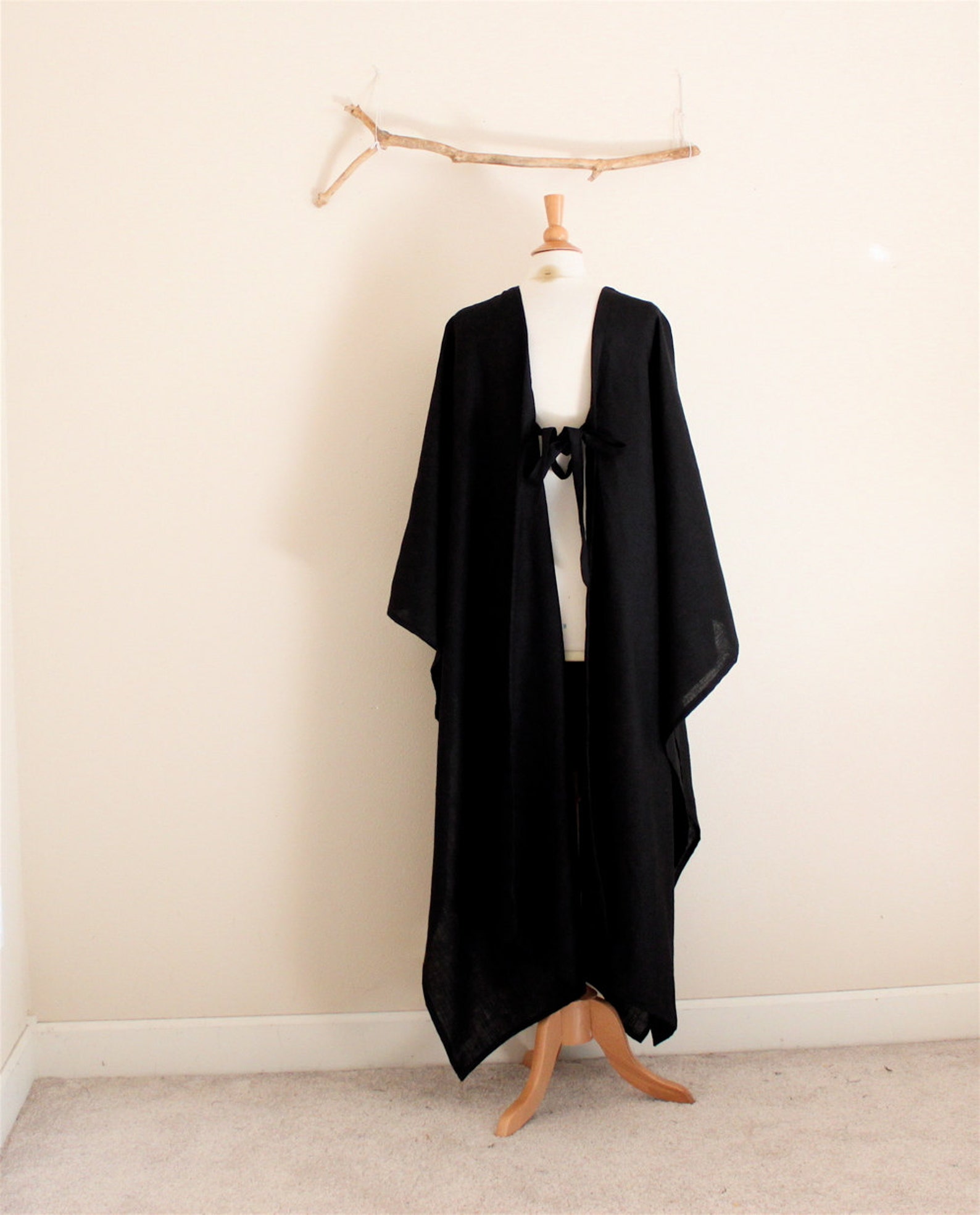 Long Length Linen Origami Wrap Made to Order - Etsy