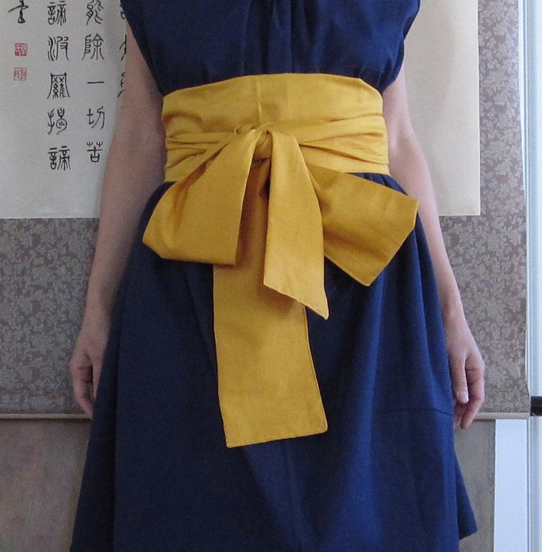 Two Cotton Obi Sashes Made to Order - Etsy