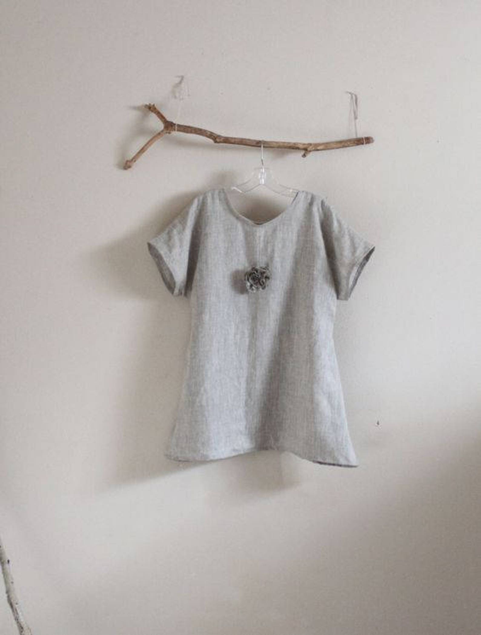 Custom Linen Wavy Tunic Top - Etsy