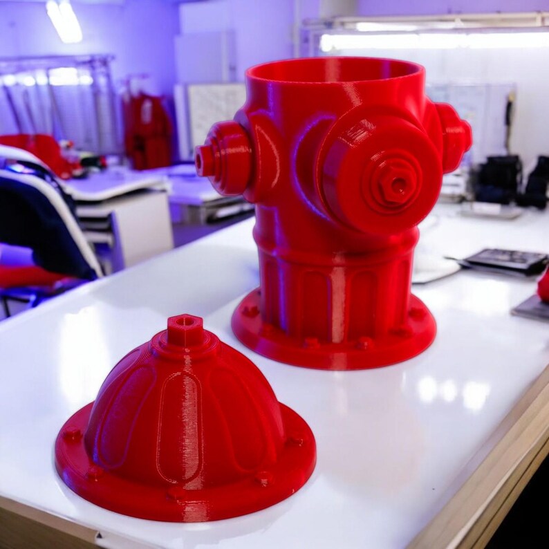 Mini Fire Hydrant Pen Holder | Unique Desk Organizer | Quirky Office ...