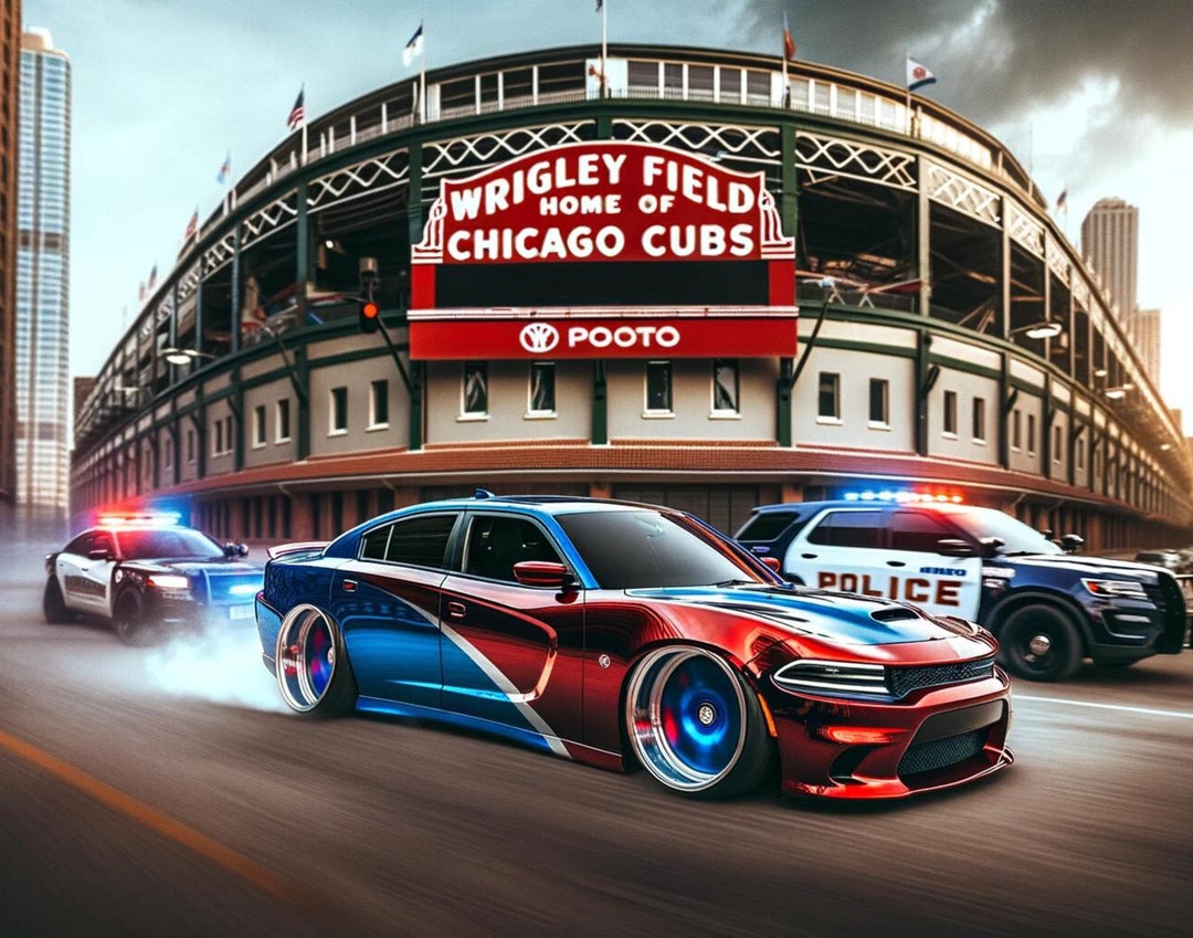 Dodge Charger Hellcat at Wrigley Field - Etsy