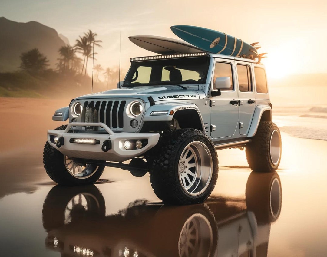 Jeep Rubicon Baby Blue - Etsy