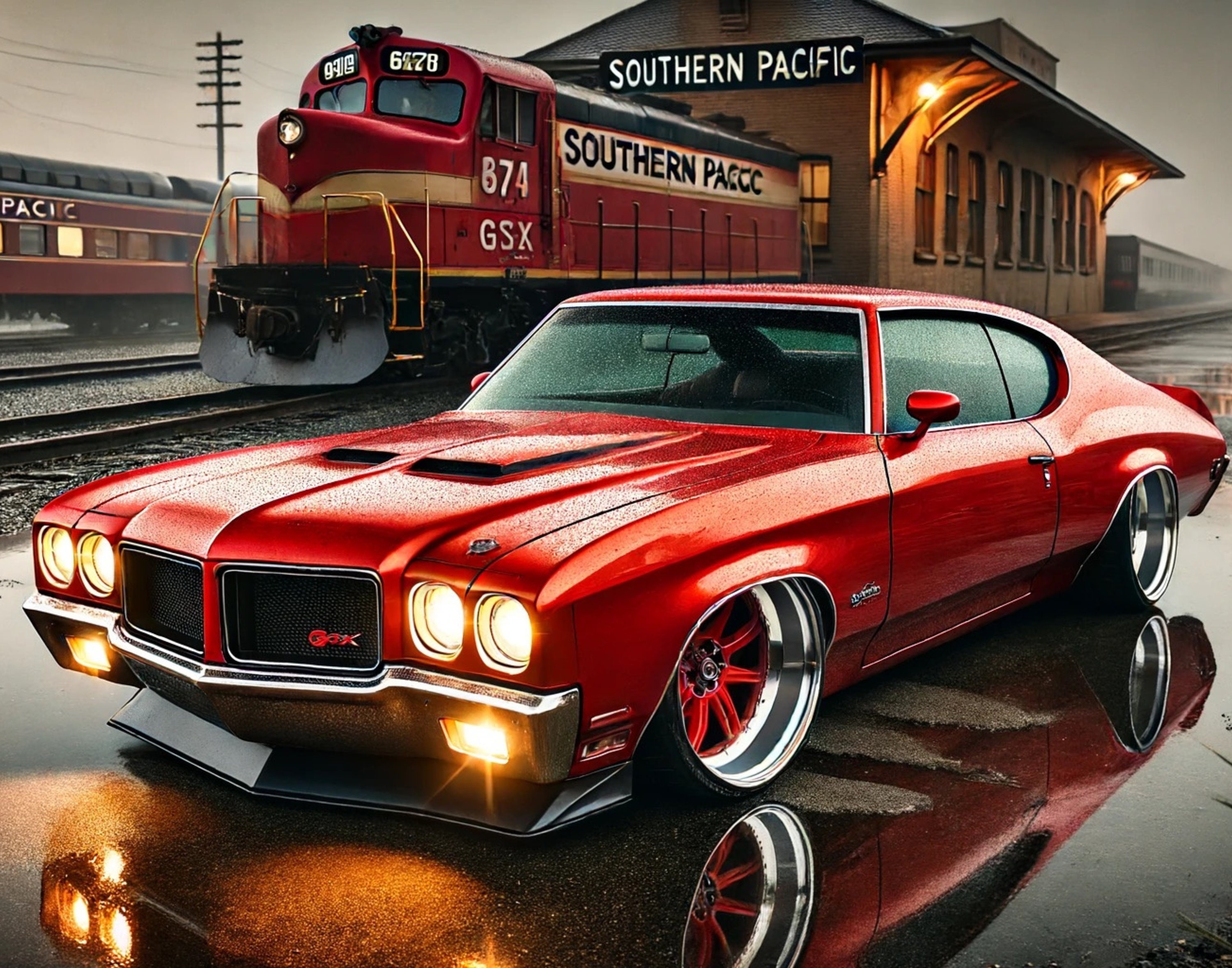 Pontiac Judge GSX Red - Etsy