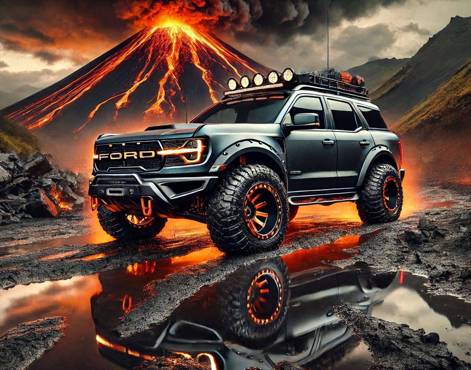 Ford Bronco Raptor Volcano - Etsy