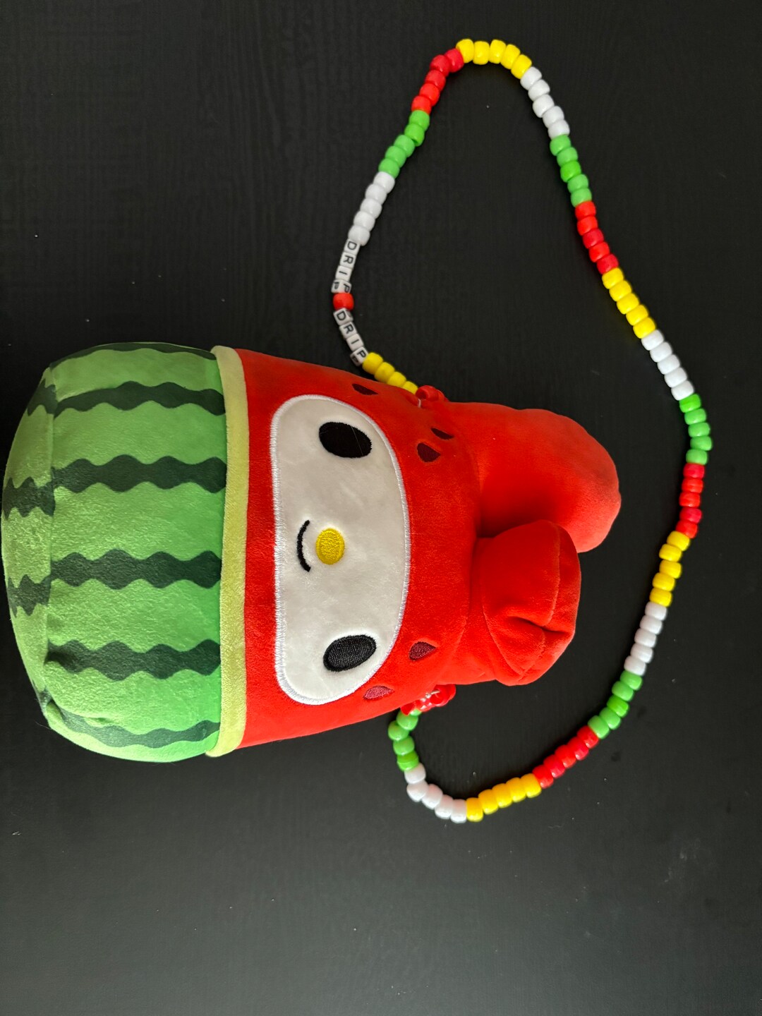 My Melody Watermelon Squishmallow Kandi Necklace - Etsy