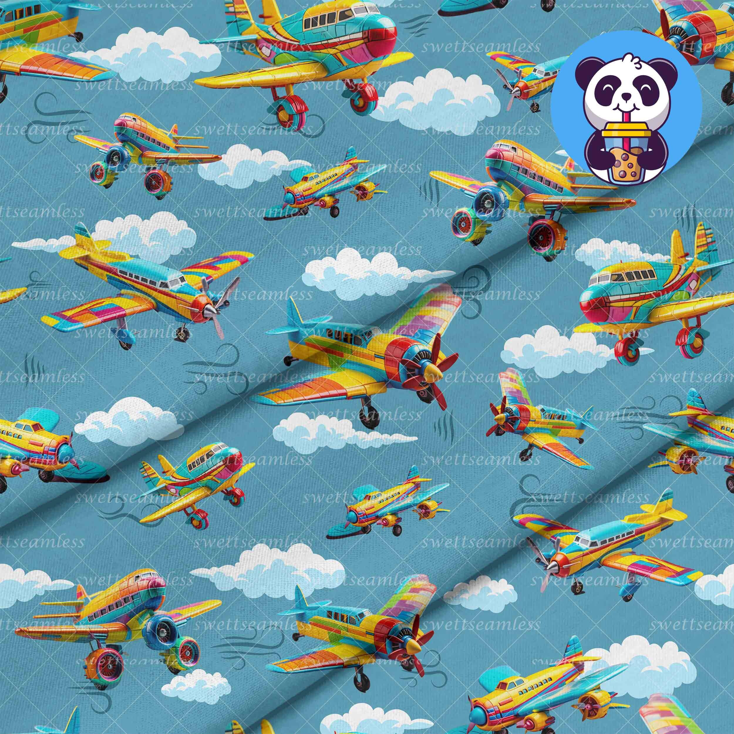 Plane Seamless | Plane Pattern | Cute Seamless Repeat Pattern ...