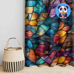 Stained Glass Seamless Stained Glass Pattern Cute Seamless Repeat ...