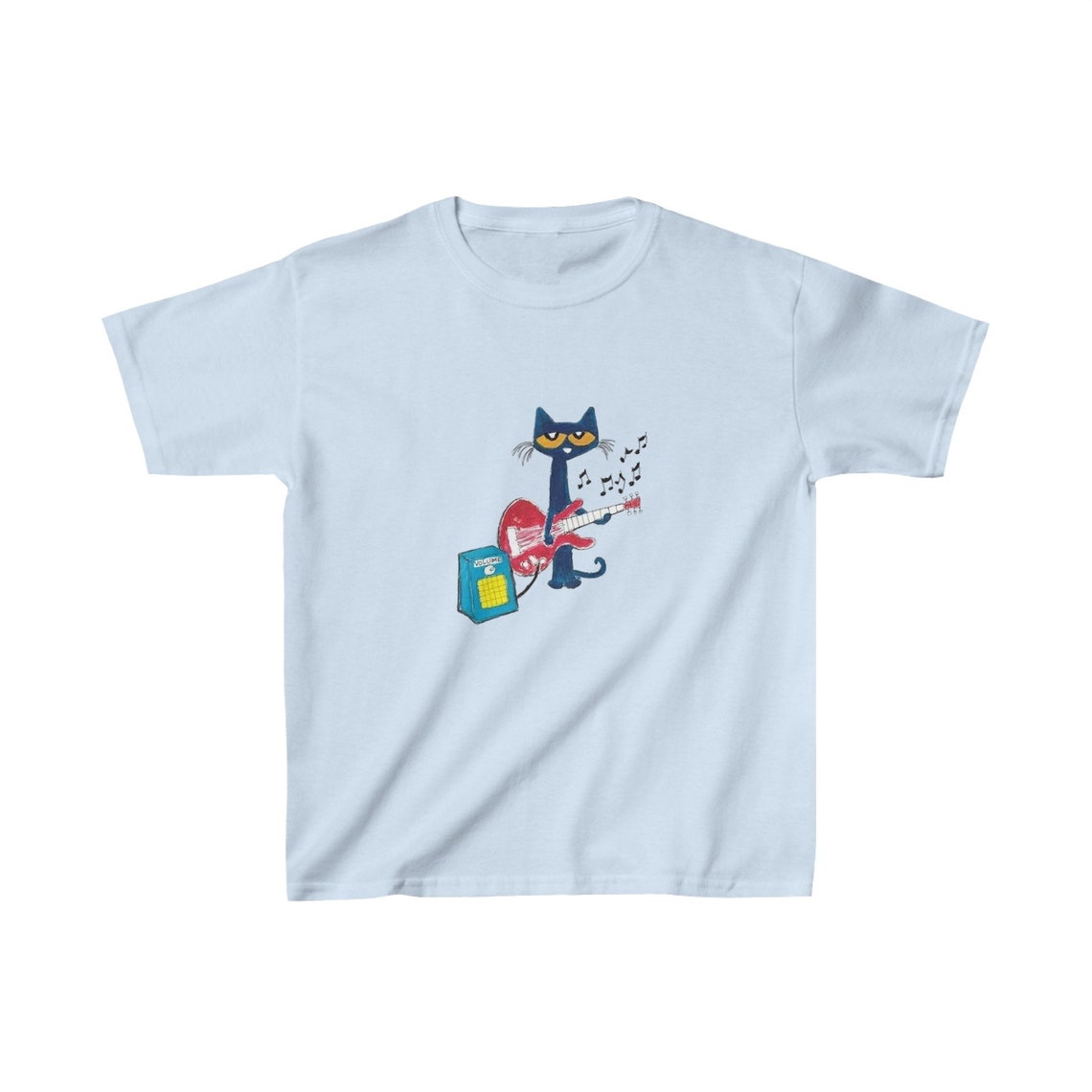 Pete the Cat Playing Guitar Baby Tee | Y2K Baby Tee, 90s Baby Tee ...