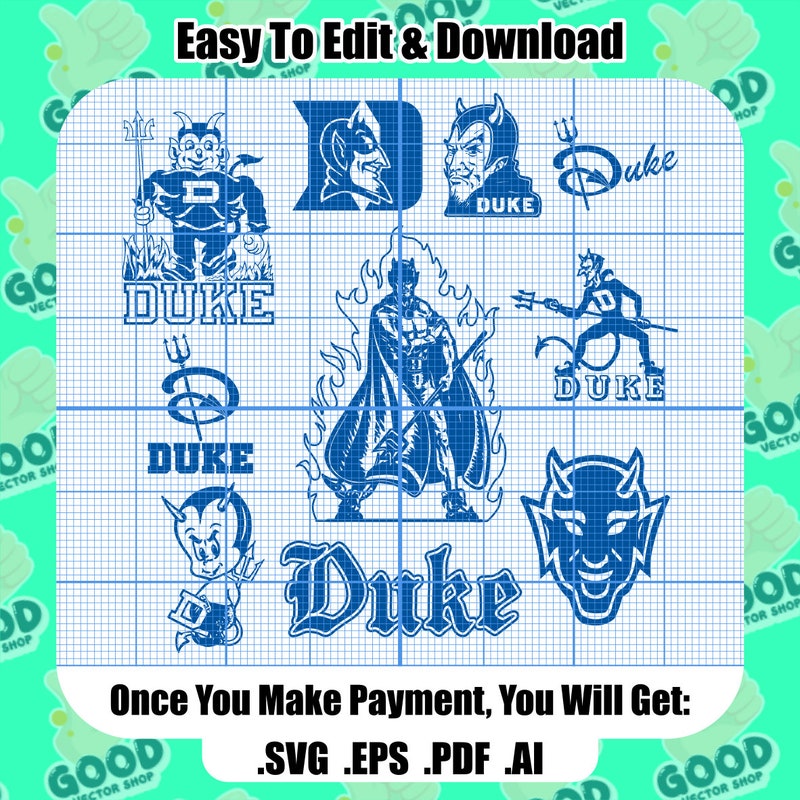 Duke Logo Png - Etsy