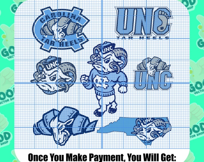 Doodle State North Carolina Blue CD PNG, Digital Download for ...