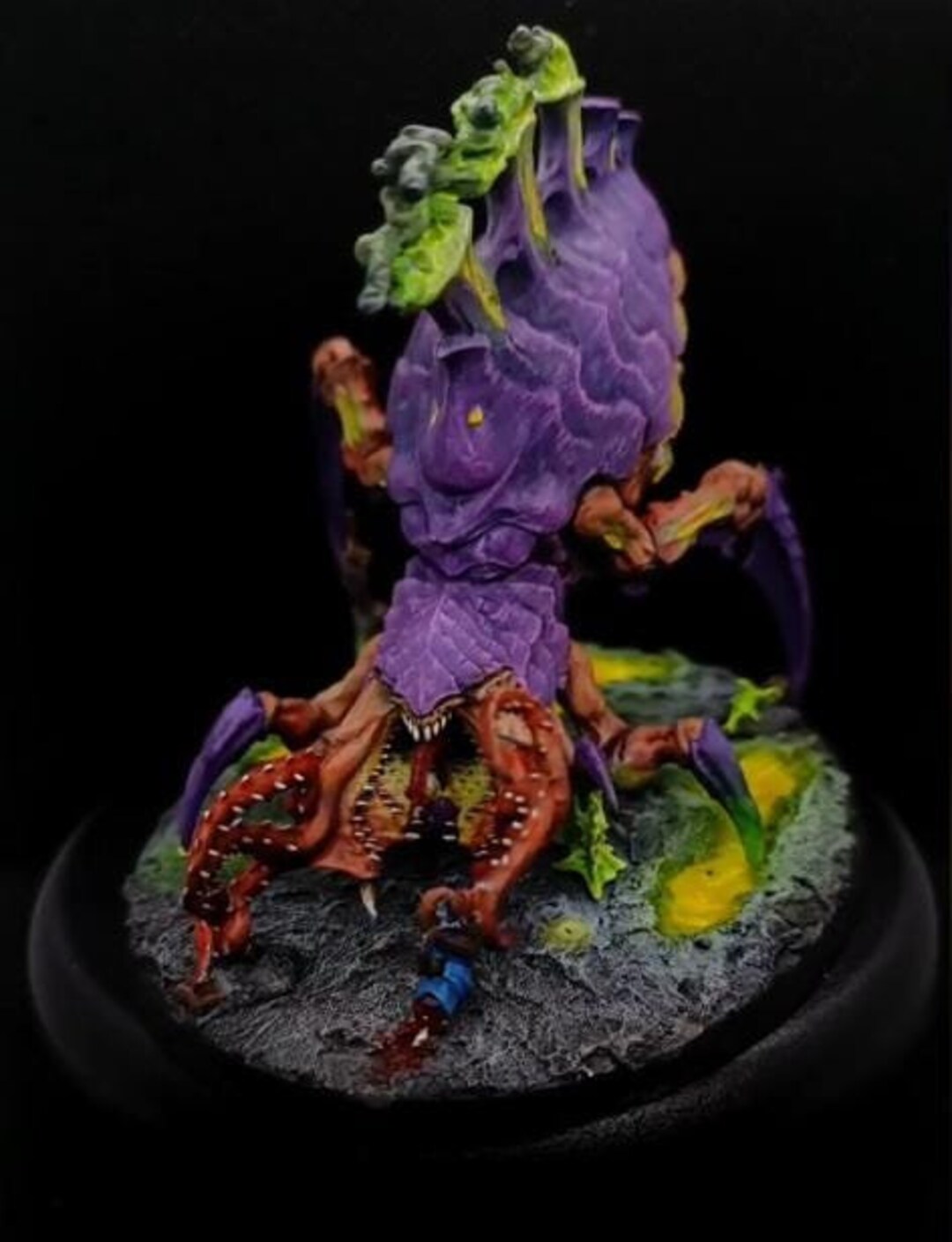 Painted Tyranid Psychophage - Etsy UK