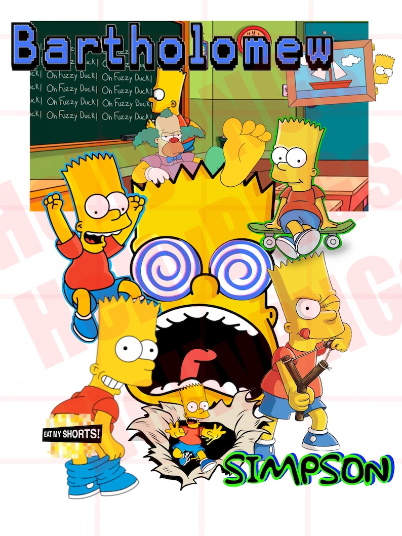 BART Png Edit - Etsy