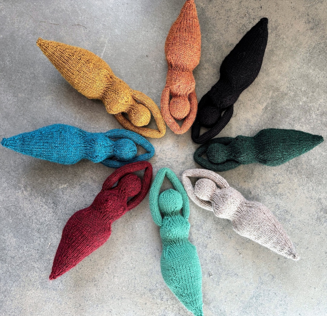 Wheel of the Year Goddess Knitting Pattern, Goddess Pattern, Goddess ...